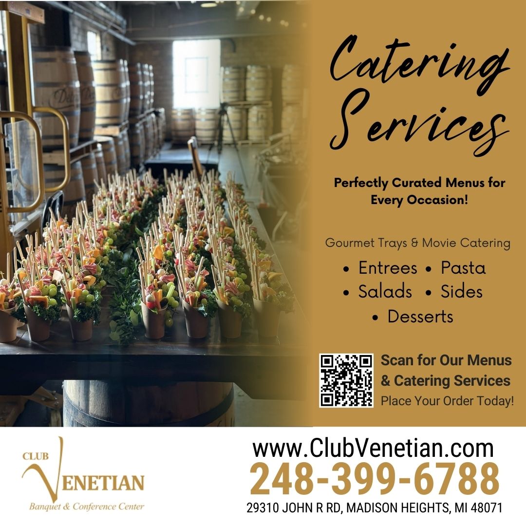 Elevate Your Events with Club Venetian’s Catering Services - Club Venetian