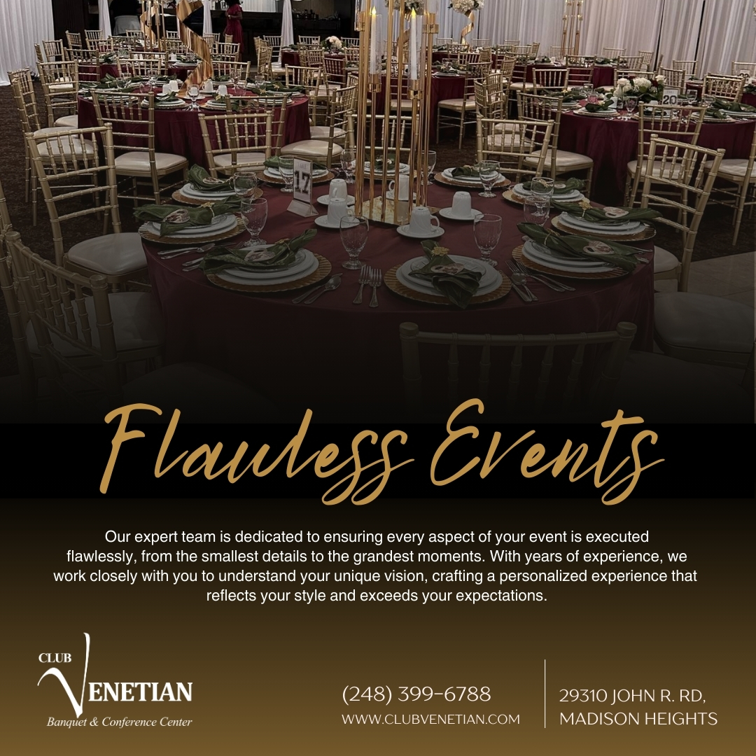 Flawless Events Start at Club Venetian - Club Venetian